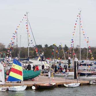 HRH the Princess Royal opens yacht club pontoons by Walcon - Walcon Marine